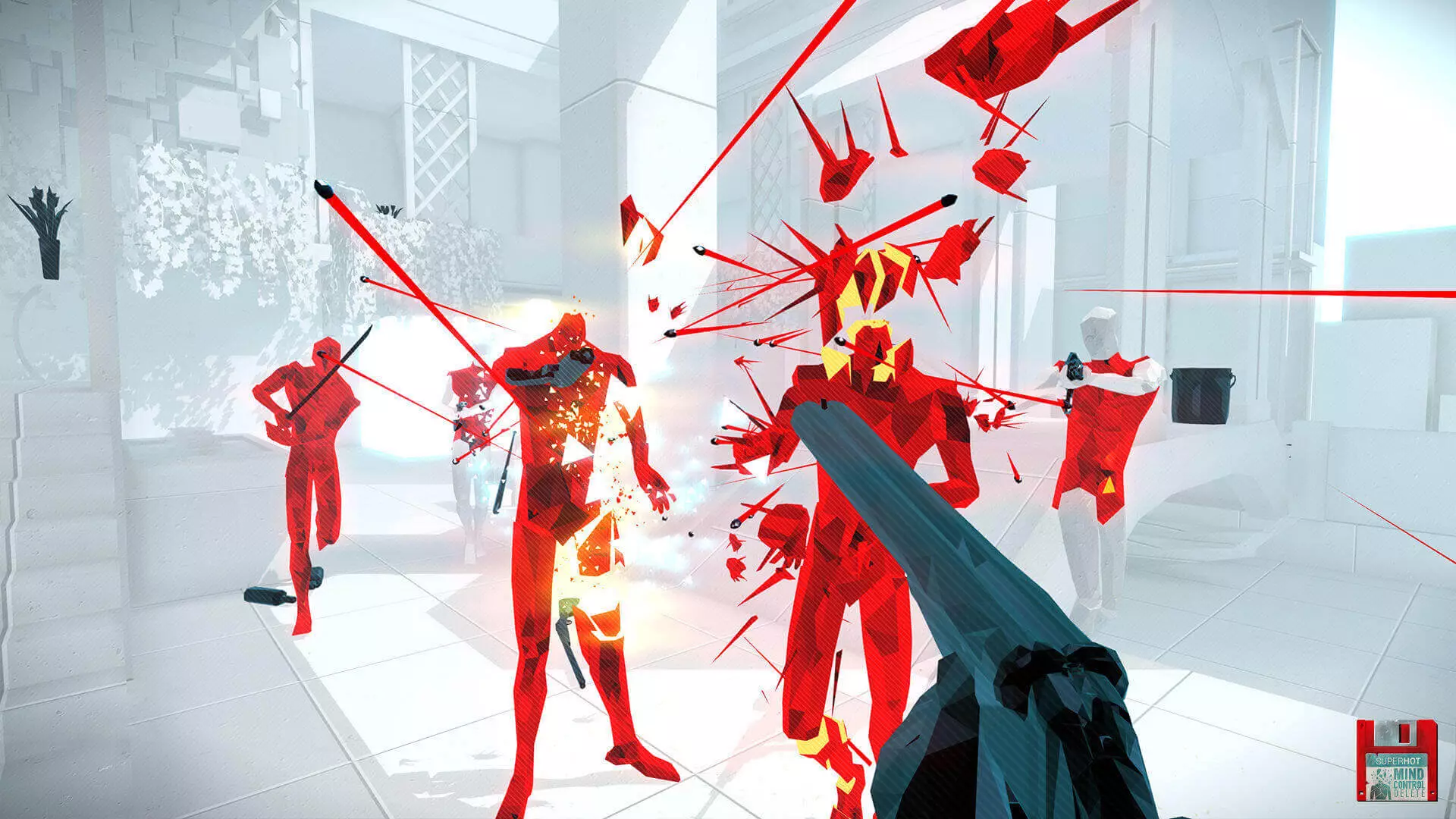 Superhot: Geescht Kontroll Läschen