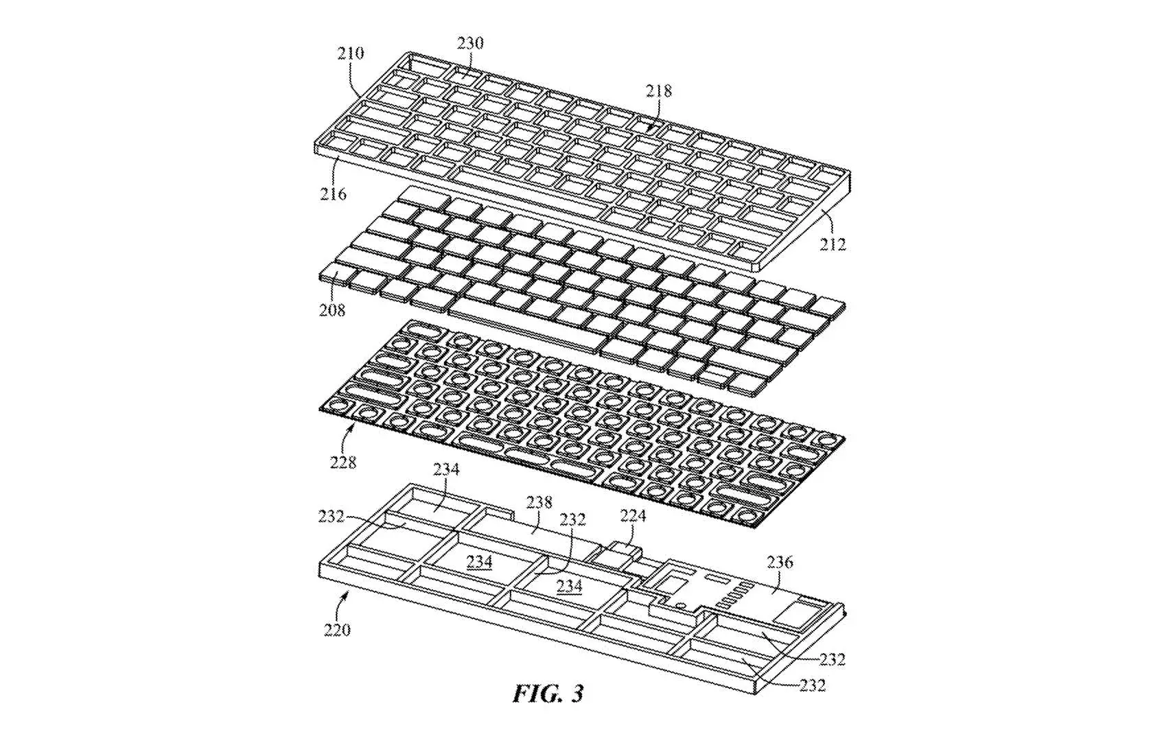 Apple patentas Mac enhavitan ene de klavaro 12402_1