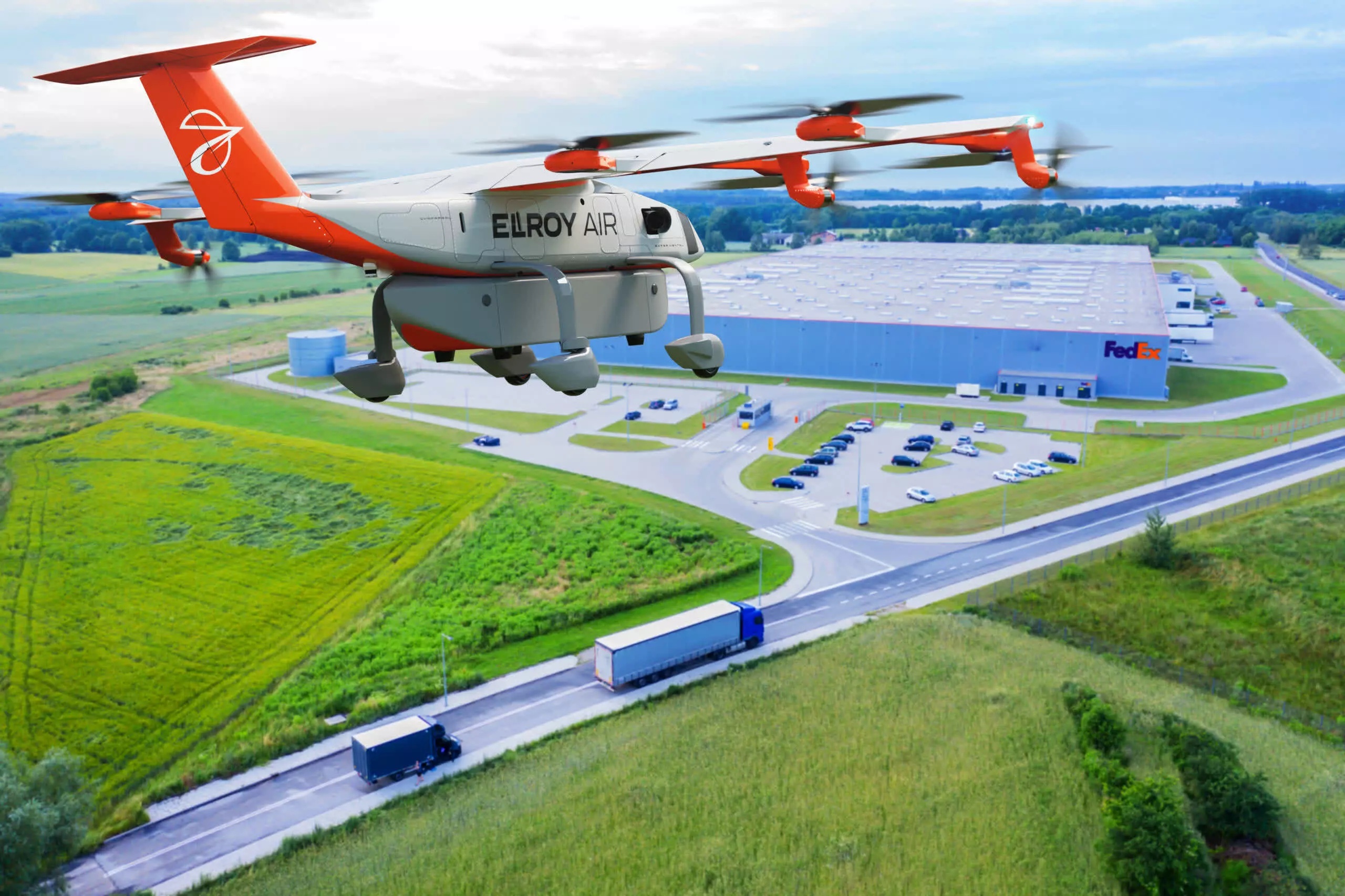 „FedEx“ išbandys autonominį bepiločių orlaivių krovinių pristatymą 2023 m