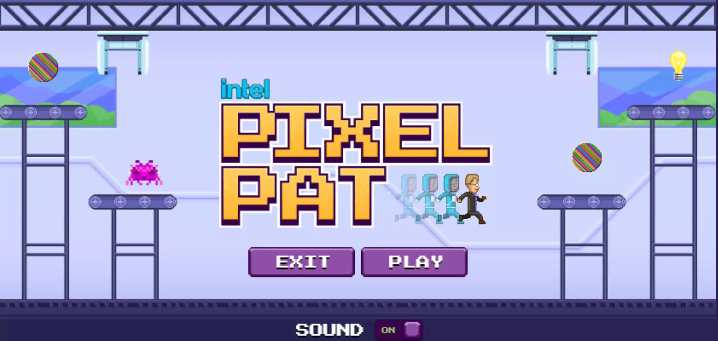 Intelは、CEOのPatGelsingerをフィーチャーしたPixelPatと呼ばれるレトロスタイルのブラウザゲームを発表しました