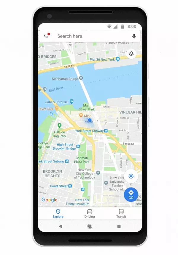 Google mu Ejo wa si app Maps rẹ fun Ọjọ Awọn aṣiwere Kẹrin 14055_1