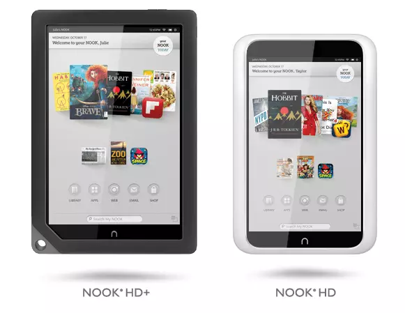 Barnes & Noble menyerang Amazon dengan Nook HD dan HD+ 183062_1