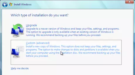 Dual Boot Windows 7 uban sa XP/Vista sa tulo ka sayon nga mga lakang 193148_1