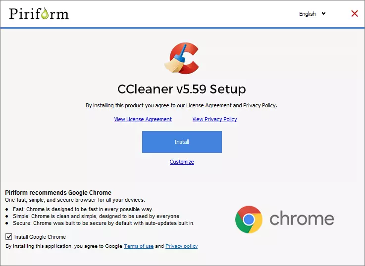 विन्डोज डिफेन्डरले CCleaner लाई सम्भावित अवांछित अनुप्रयोगको रूपमा फ्ल्याग गर्दैछ 2007_1