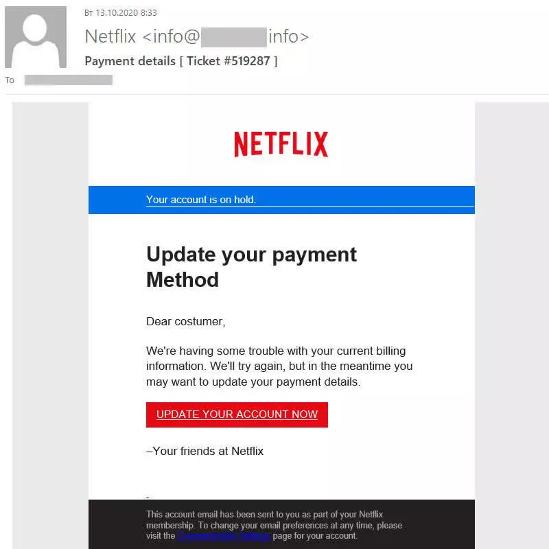 Netflix phishing scams ua amata ona lauiloa 2015_2