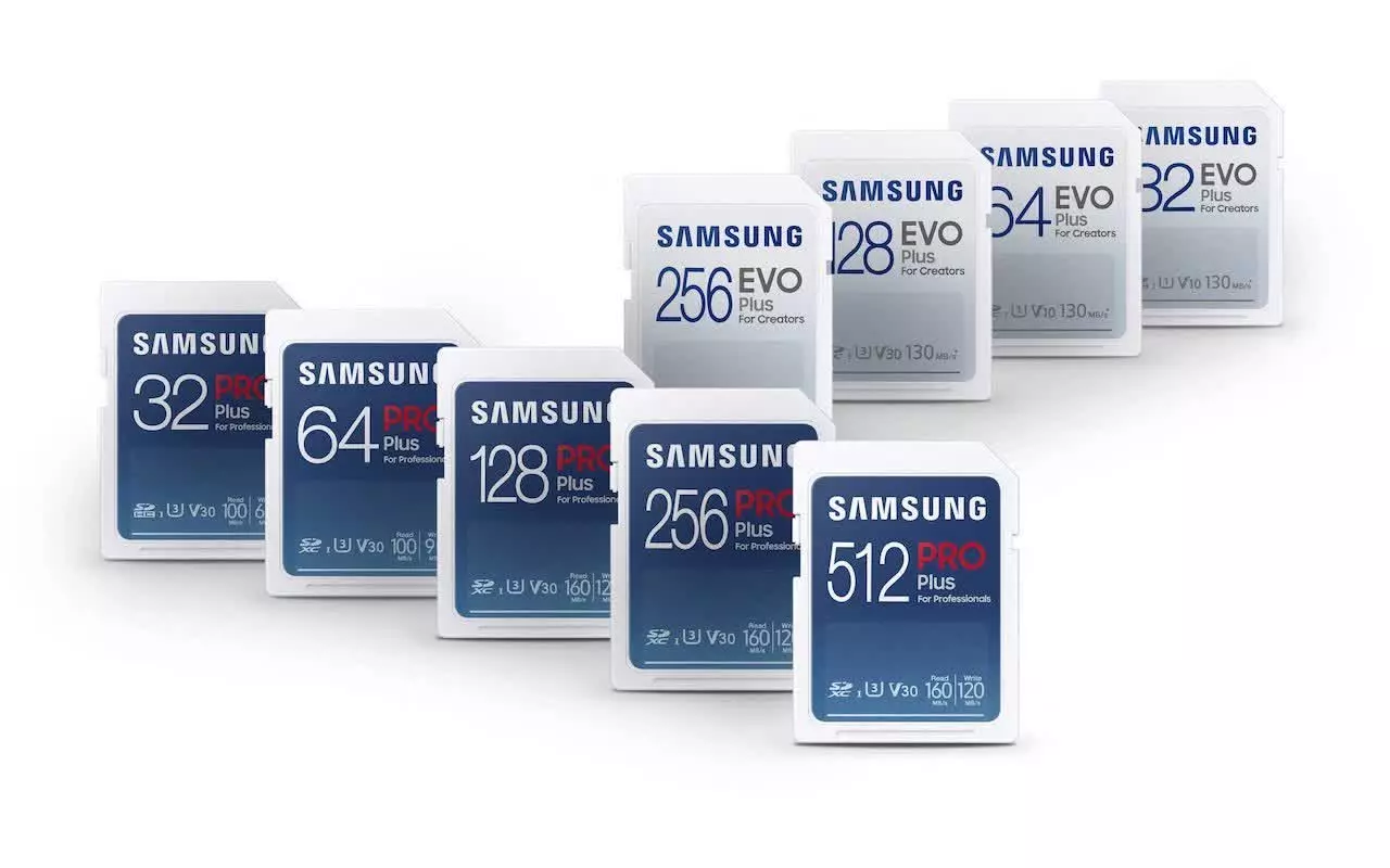 Samsung na-ekpughe kaadị microSD na kaadị SD ọhụrụ ya, ugbu a ngwa ngwa yana ogologo oge 20281_2