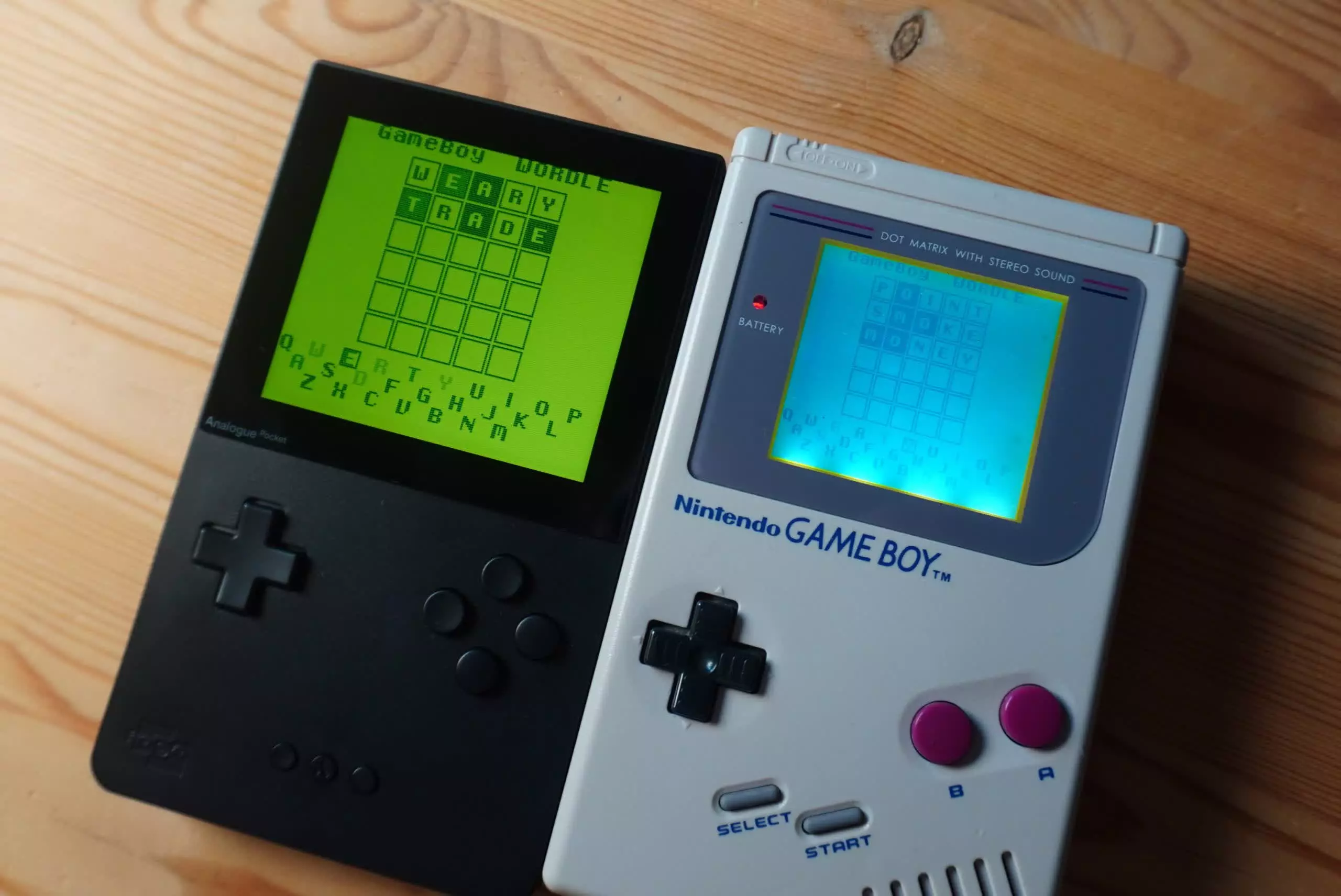 Sans surprise, quelqu'un a porté Wordle sur la Game Boy originale et Analogue Pocket