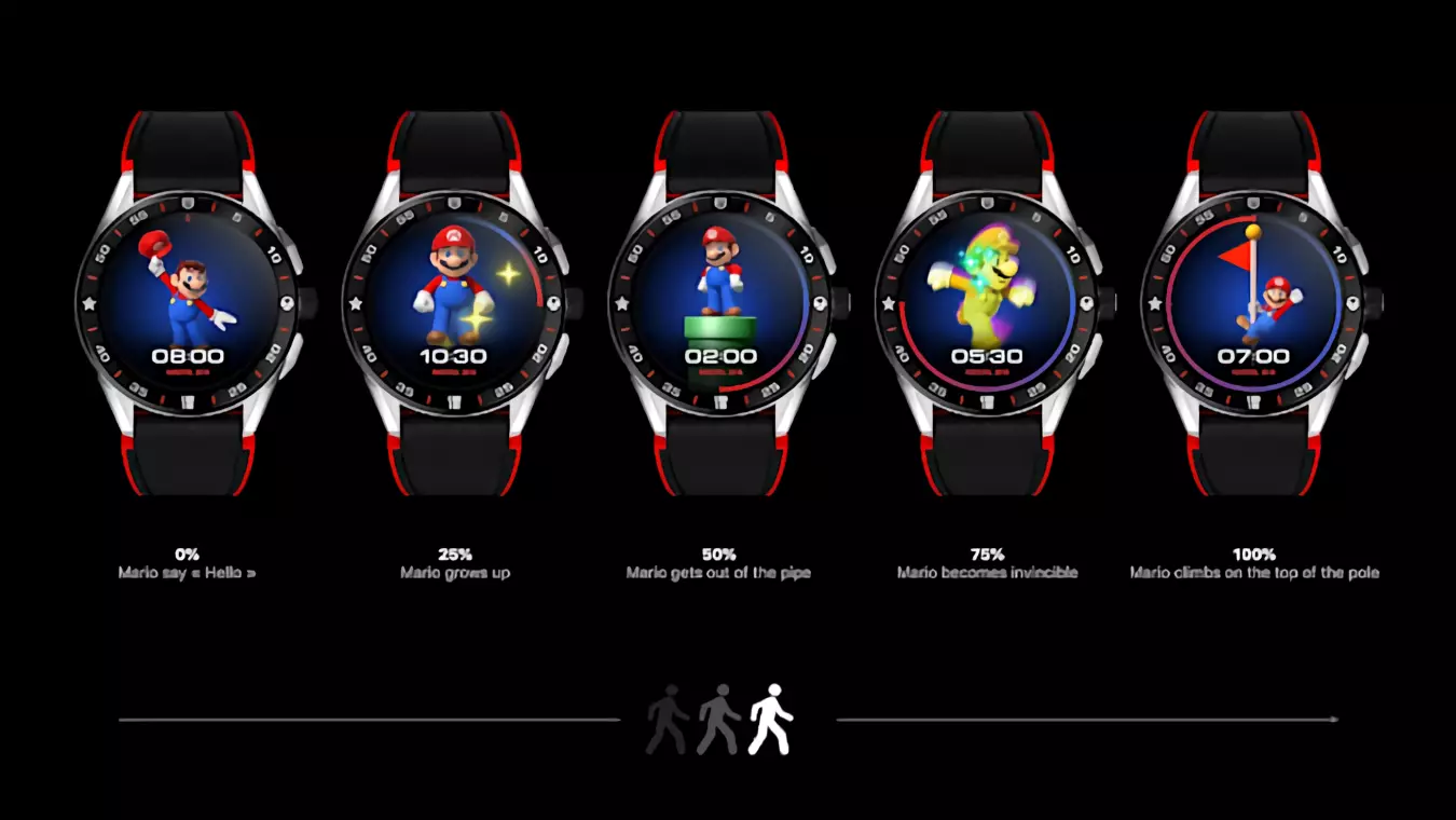 Tag Heuer tħabbar smartwatch Android b'tema ta' $2,150 Super Mario 21582_3