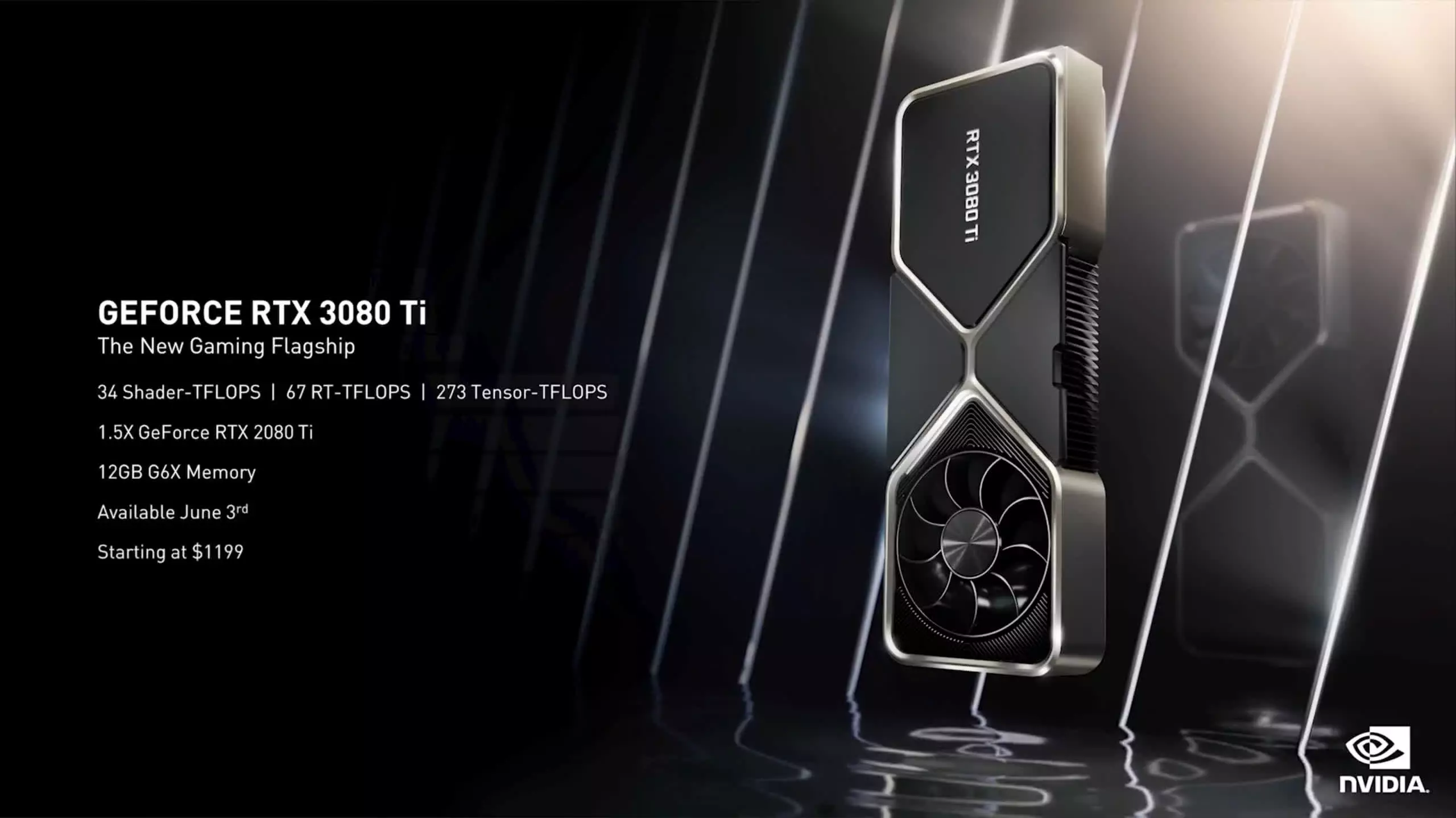 Nvidia avslöjar GeForce RTX 3080 Ti: RTX 3090-liknande prestanda för $1 200; RTX 3070 Ti kommer den 10 juni för $600 22386_1