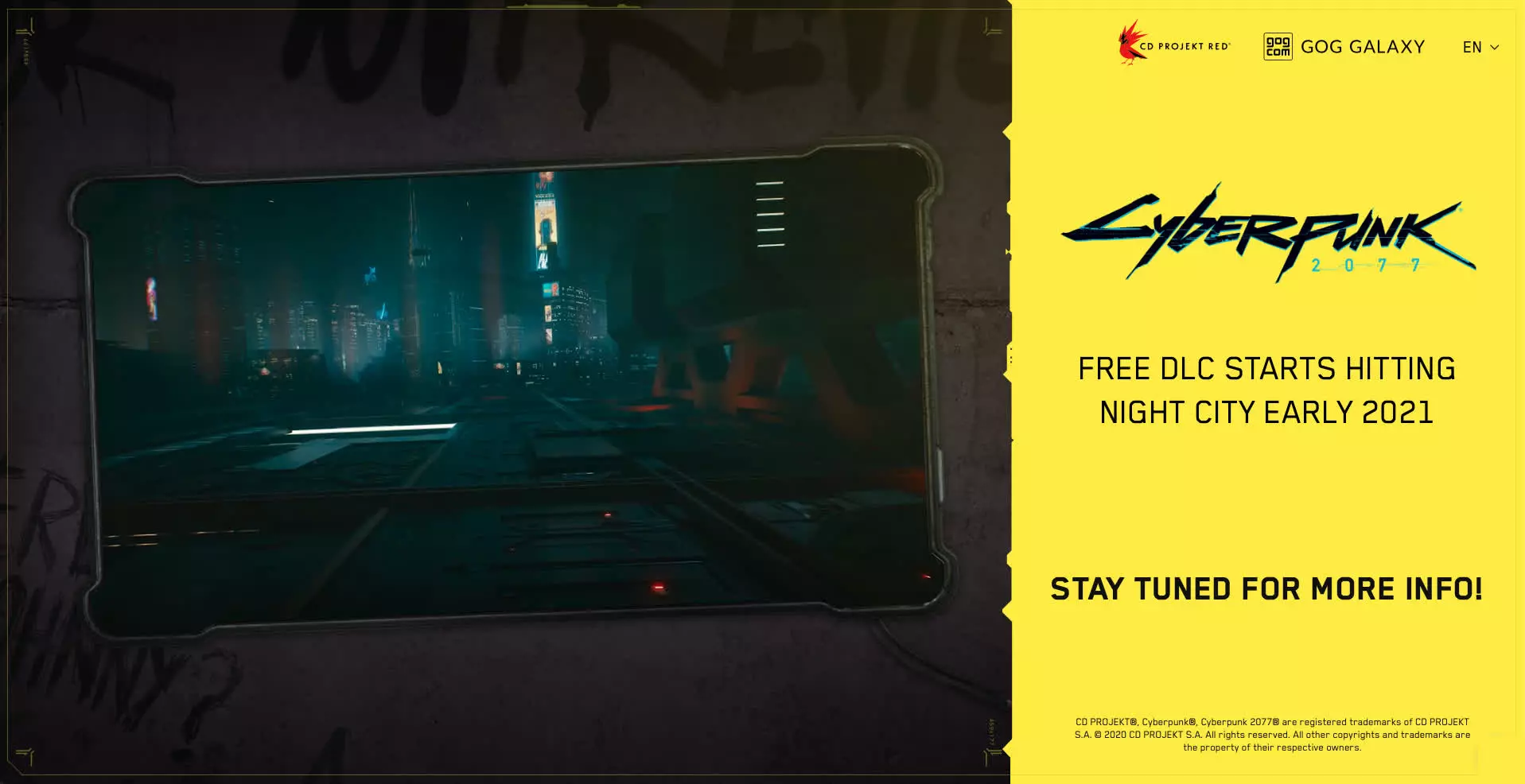 Ny tranokala Cyberpunk 2077 dia milaza fa DLC maimaim-poana ho avy amin'ny fiandohan'ny taona 2021, fa ahoana ny tena zava-misy? 23285_1