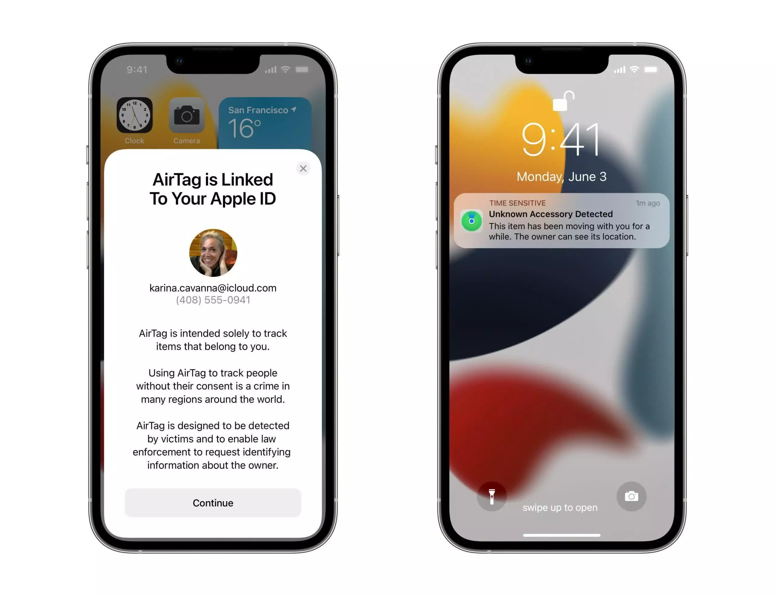 Apple traktas AirTag persekutadon en iOS 15.4 beta 2620_1