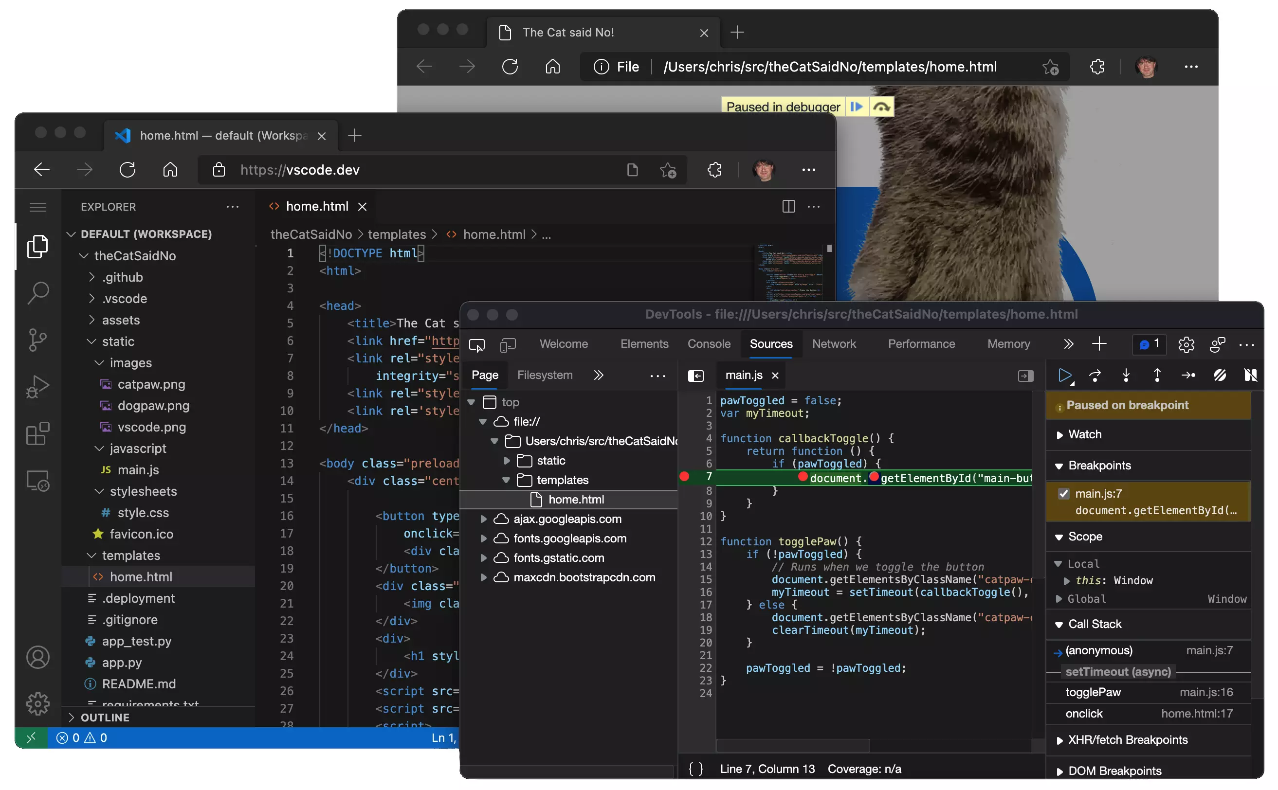 Koodhka Visual Studio Code ee Microsoft waxa uu hadda ku shaqayn karaa biraawsarkaaga