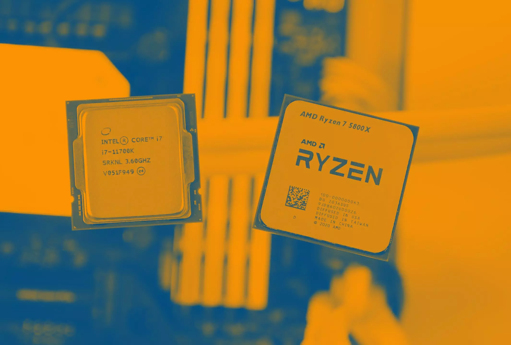 AMD Ryzen 7 5800X vs. Intel Core i7-10700K vs Core i7-11700K