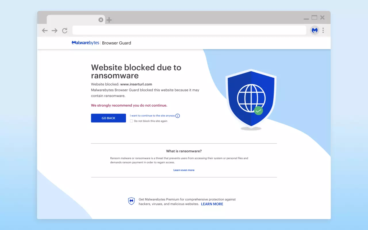 Malwarebytes '' Browser Guard 'goşmaça bloklary brauzeri ogurlamak, çykýan aldawlar we beýleki gahar-gazaplar 28382_1