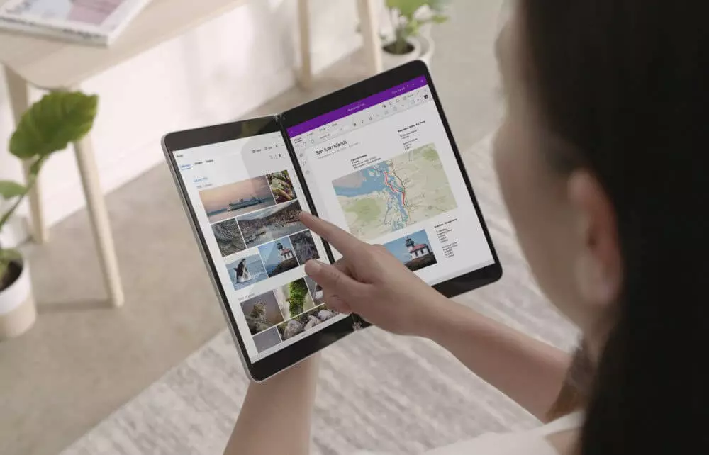 Microsofti Surface Neo on kokkupandava klaviatuuriga kahe ekraaniga tahvelarvuti 28613_1