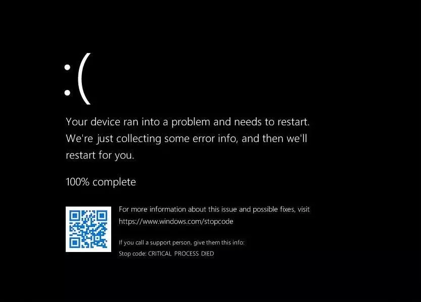 Mikrosofto ŝanĝas la BSoD de Windows 11 de nigra al blua