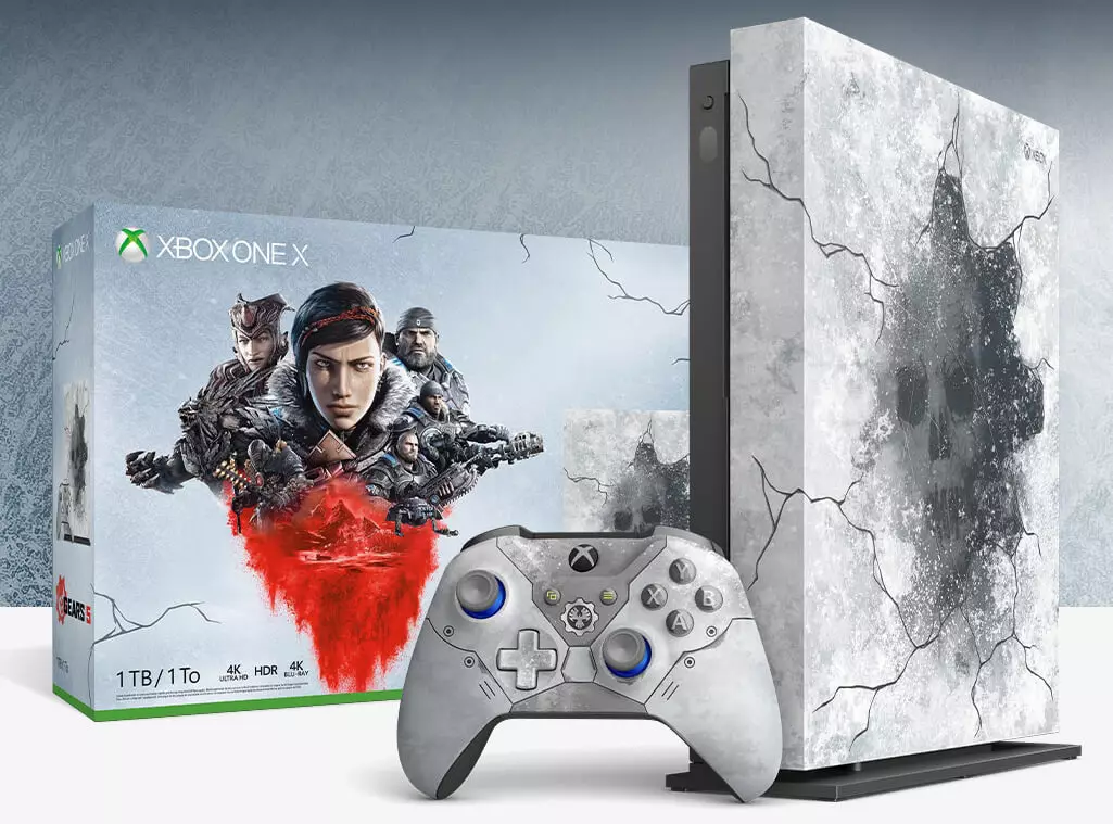 Microsoft tshaj tawm Gears 5-themed Xbox Ib X, thawj qhov txwv ib tsab qauv txij li Project Scorpio 29549_1