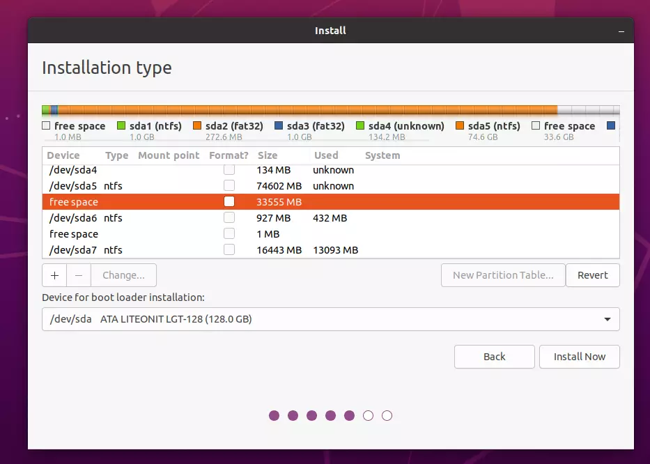 Iki gezek ýüklemek: Windows we Ubuntu 335_18