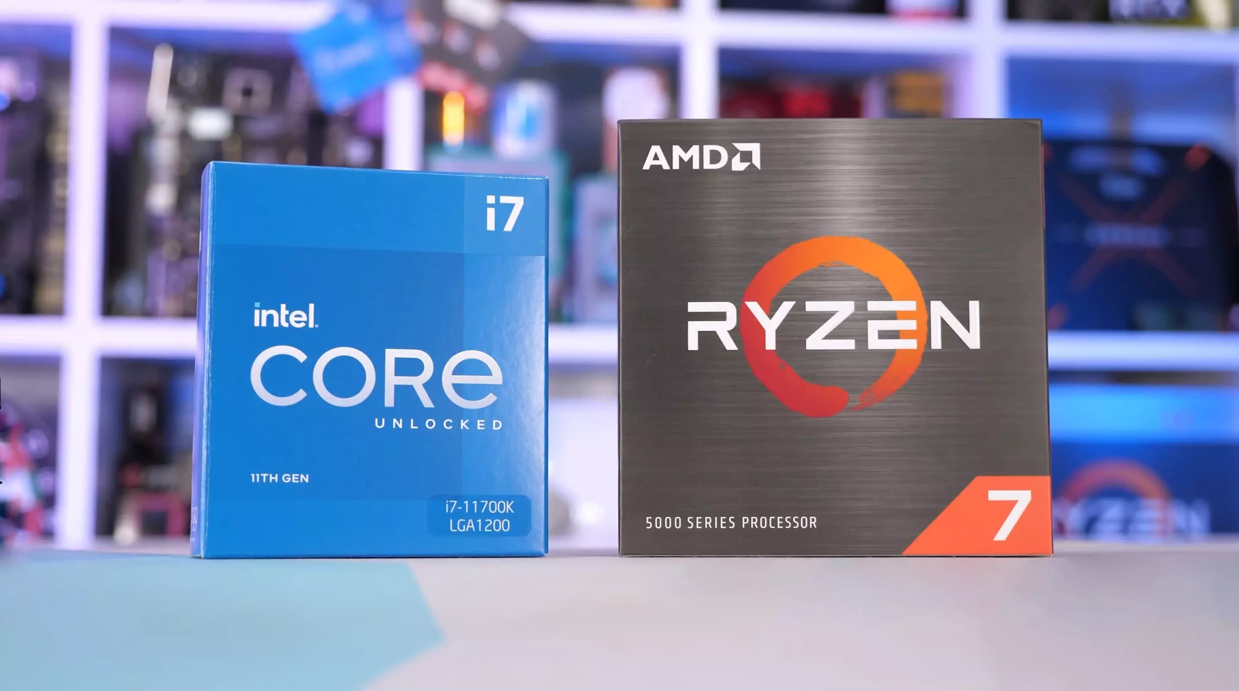 AMD Ryzen 7 5800X vs. Intel Core i7-11700K