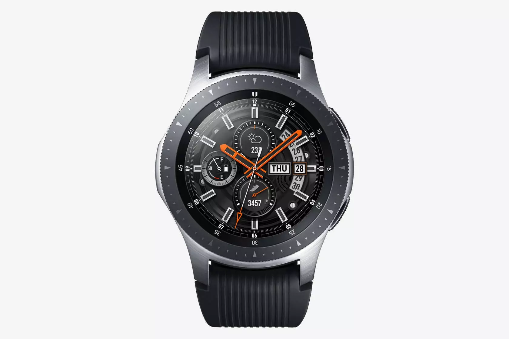 Samsung kompaniyasi 80+ soatlik batareya quvvatiga ega LTE-ni yoqadigan Galaxy Watch soatini taqdim etdi 34986_1