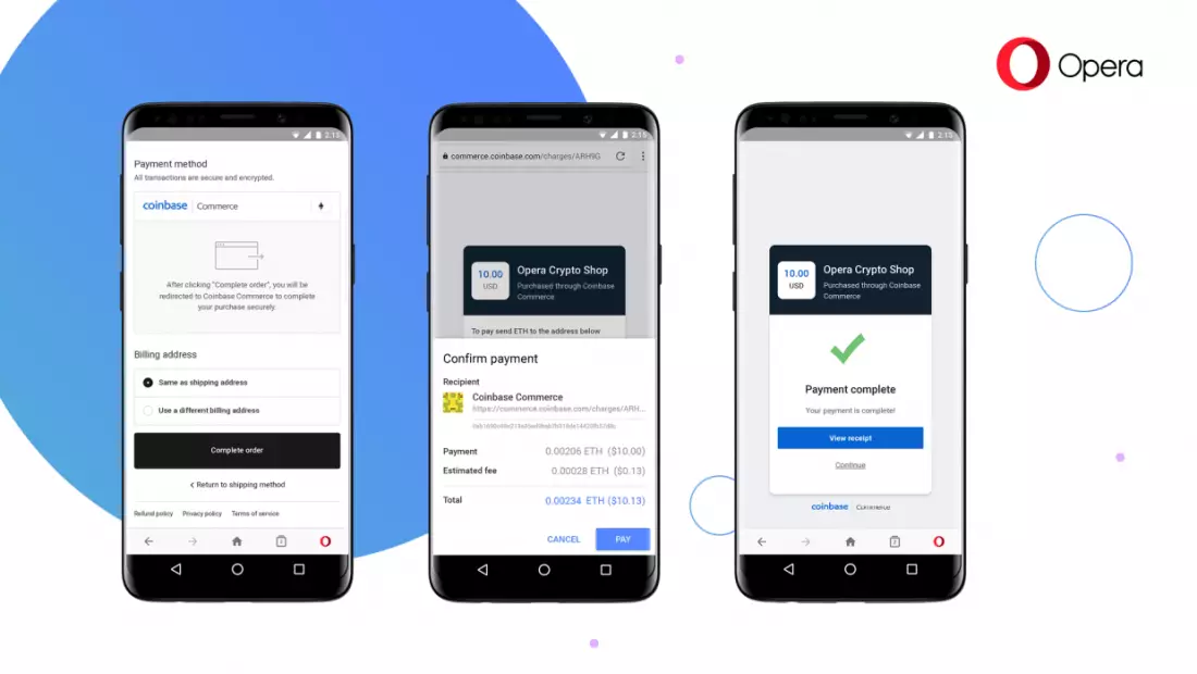Opera ta ƙaddamar da fasalin 'Crypto Wallet' don masu amfani da Android 35231_1