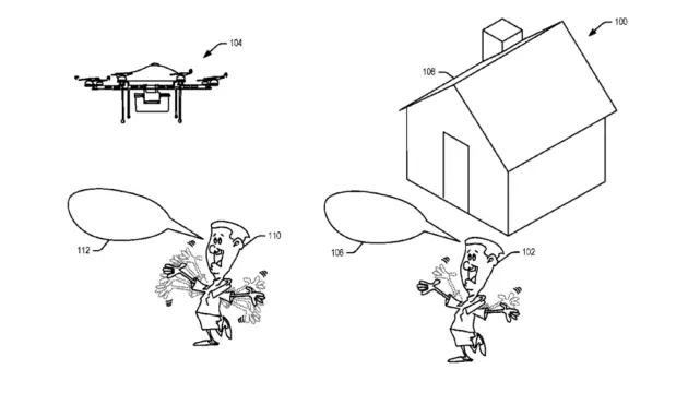 Das Patent von Amazon beschreibt eine Lieferdrohne, die auf menschliche Gesten reagiert 35402_1