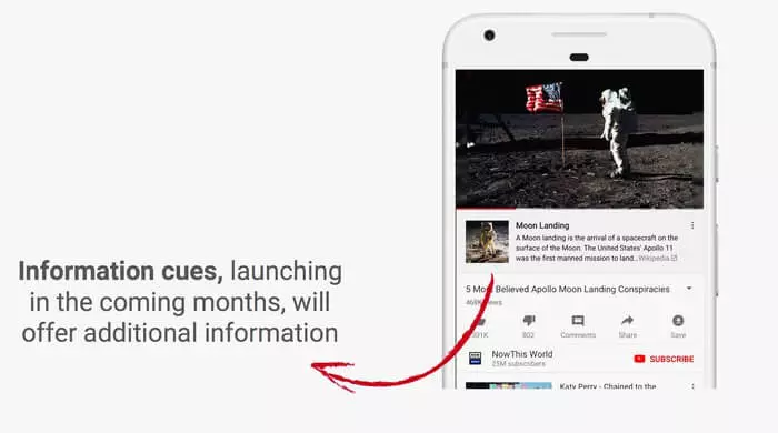 YouTube contrarrestará la desinformación de videos de conspiración agregando información de Wikipedia 36495_1