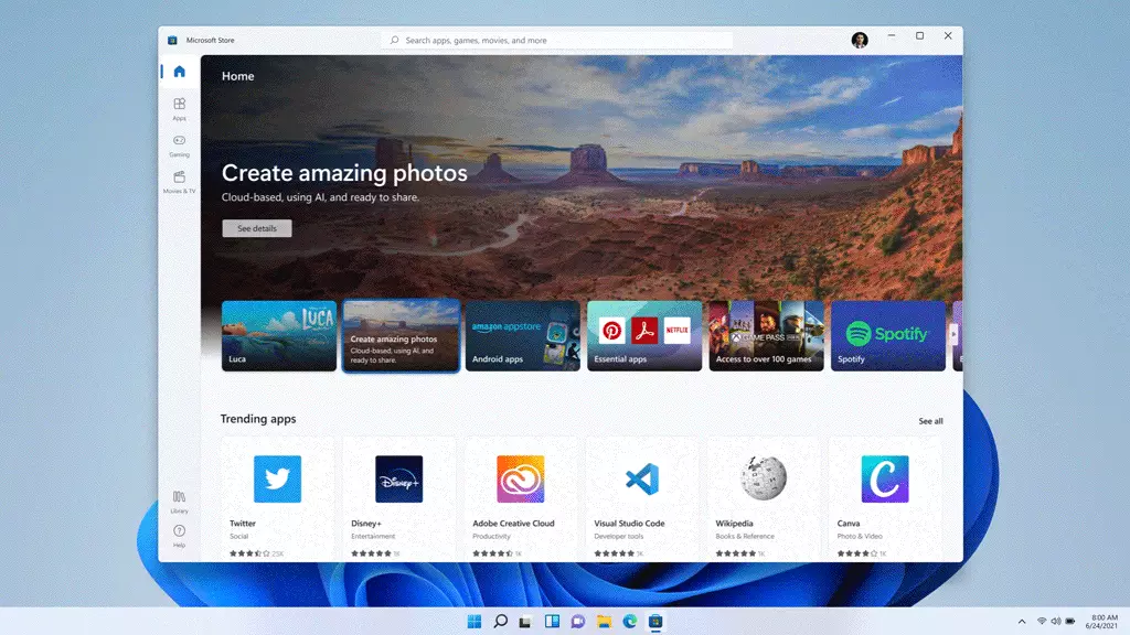 Microsoft na-ekwupụta Windows 11 na UI emegharịrị, mmalite NchNhr, na Ụlọ Ahịa 3653_8