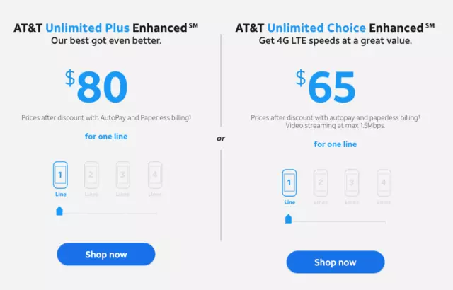 AT&T justerar kostnaden för obegränsade dataplaner för nya abonnenter 37752_1