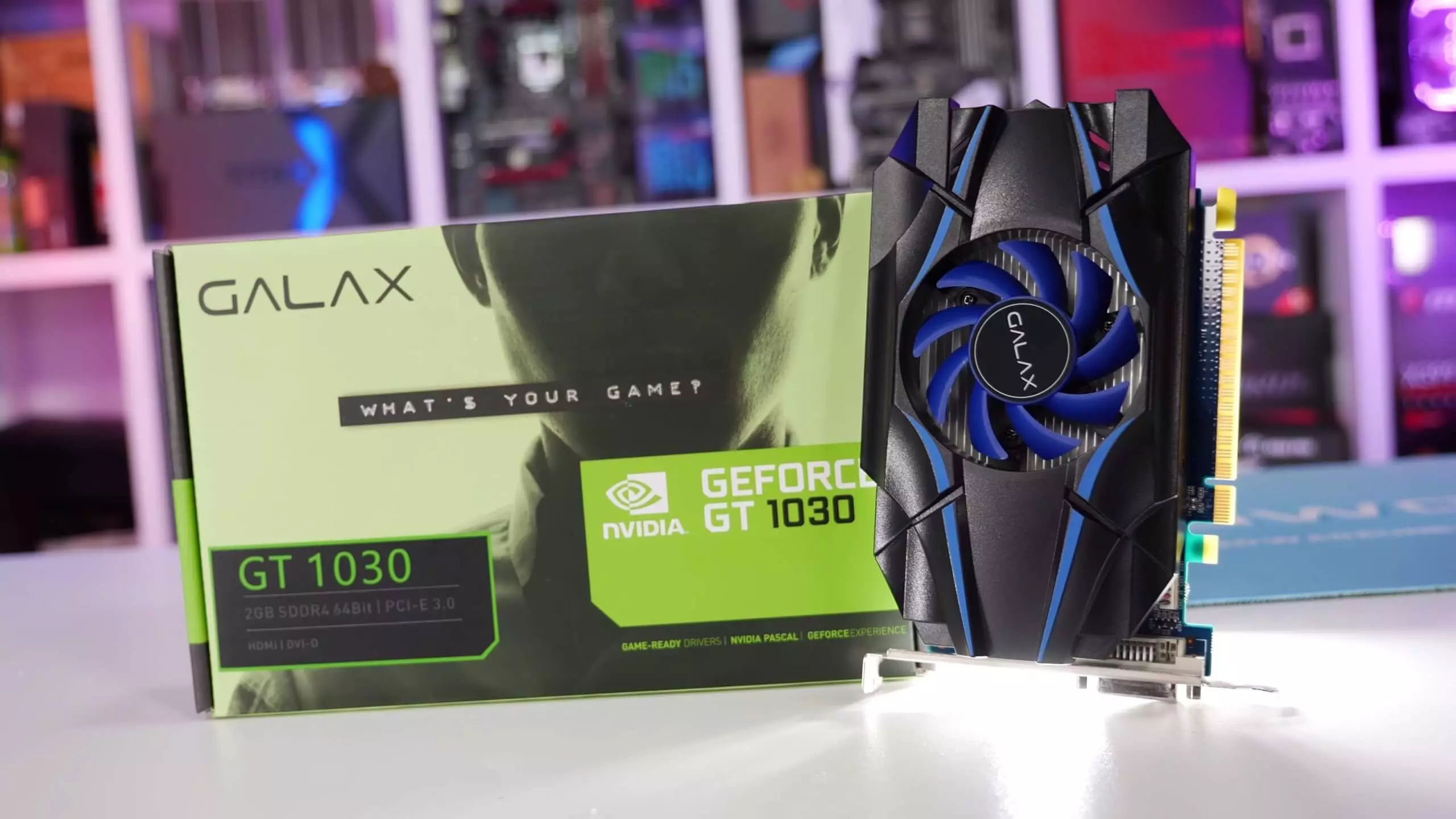 GeForce GT 1030: test porównawczy Abominationa DDR4