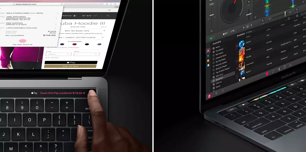 Ola de novo: Apple lanza o novo MacBook Pro con Touch Bar, Touch ID e USB-C 40919_1