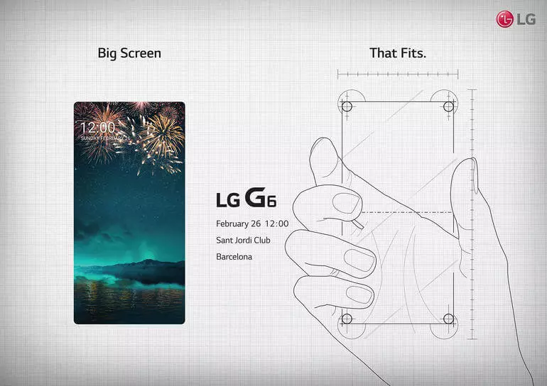 LG G6 previst per al llançament d'abril als EUA, Corea del Sud ho aconsegueix abans 41861_1