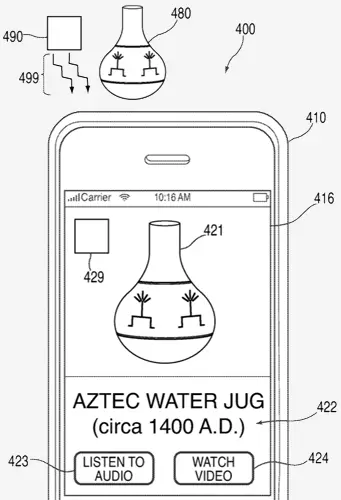 Apple huet Patent fir Technologie ausgezeechent, déi iPhones verhënneren datt Fotoen / Vids op ausgewielte Plazen erfaassen 42087_2