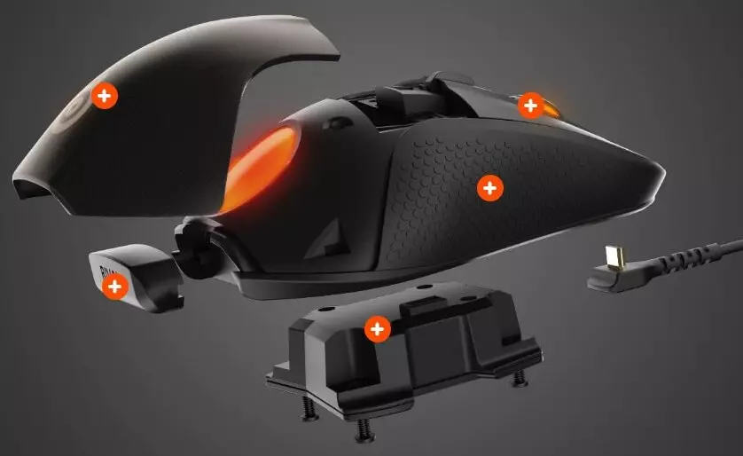 SteelSeries Rival 700 modulêre muis nou beskikbaar met ingeboude OLED-skerm, tasbare waarskuwings en meer 42732_2