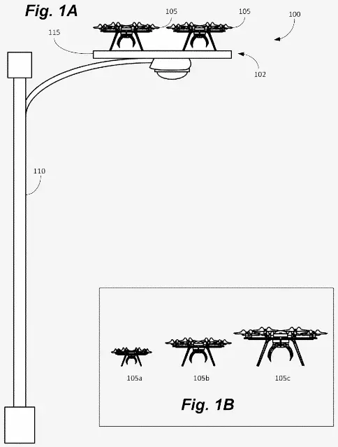 Amazon inataka kugeuza taa za barabarani na miundo mingine wima kuwa vituo vya kurusha ndege zisizo na rubani 42850_1