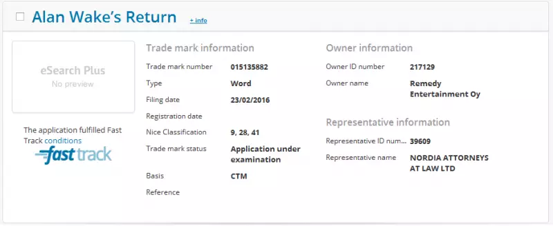 Jaunā preču zīmes iesniegšana liecina, ka pilns Alana Veika turpinājums varētu būt ceļā 43286_1