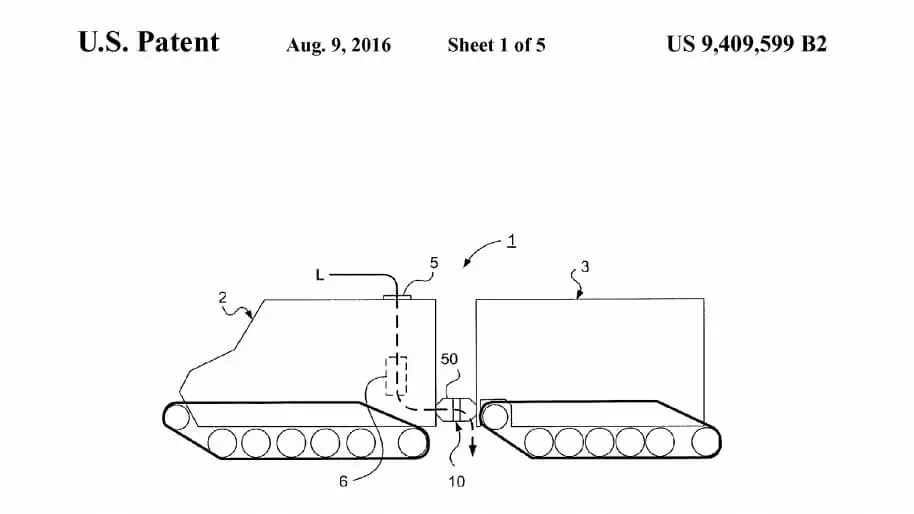 Appleの最初の車両特許は戦車によく似ています 43363_1