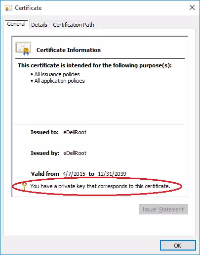 Update: Nag-aalok ang Dell ng tool sa pag-alis; mga notebook na natagpuang may isyu sa seguridad na istilo ng Superfish 44706_1