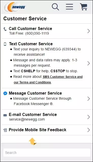 Newegg artık Facebook Messenger üzerinden müşteri desteği sağlıyor 45314_1