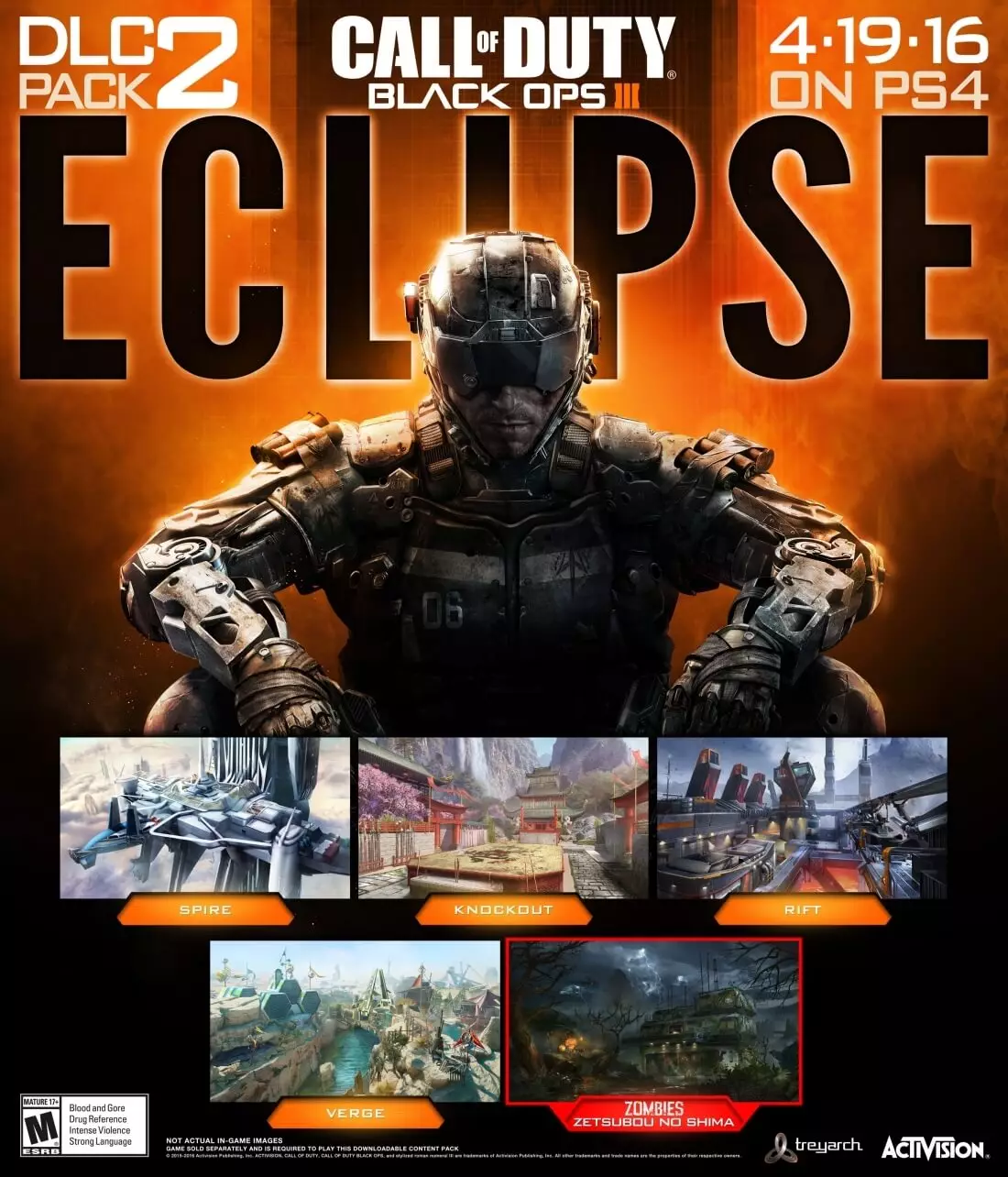 Black Ops III: Eclipse DLC uključuje četiri nove karte za više igrača, uključujući klasik World at War