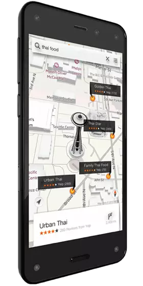 Amazon овозаҳои тӯлонии Fire Phone-ро муаррифӣ мекунад, ки дорои 