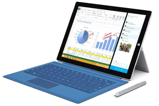 Microsoft dia nanambara ny Surface Pro 3 12-inch kokoa sy haingana kokoa (Fanavaozana: specs sy vidiny feno) 50990_1