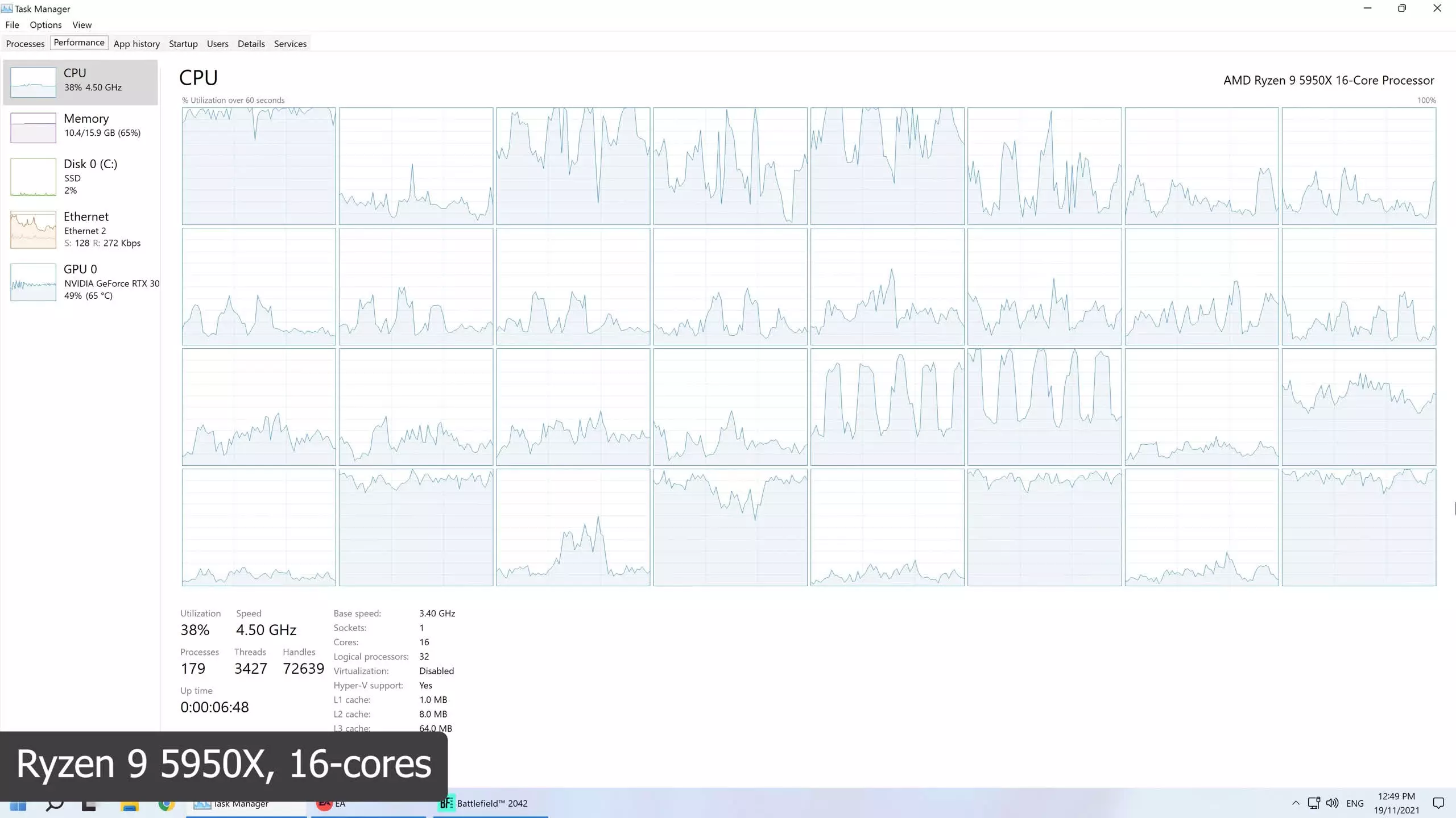 Battlefield 2042 CPU Benchmark feat. 128-Şerên lîstikvan 520_9