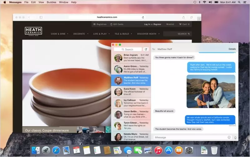 Apple OS X 10.10 Yosemite: overhaul UI badag, ngawanohkeun 52440_1