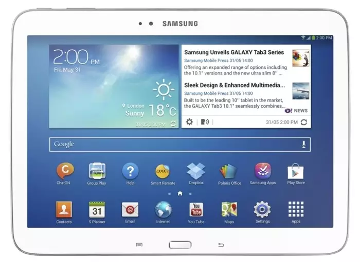 Galaxy Tab 3 စီးရီး၏စျေးနှုန်းနှင့်ရရှိနိုင်မှုအသေးစိတ်အချက်အလက်များကို $ 199 မှစတင်သည်။ 54024_2