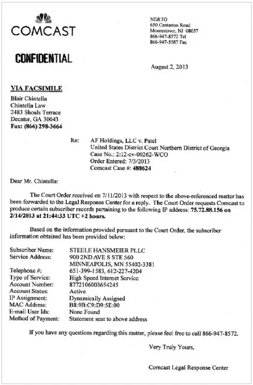 Comcast subpoena ṣe asopọ troll aṣẹ lori ara si ero Pirate Bay 54463_1