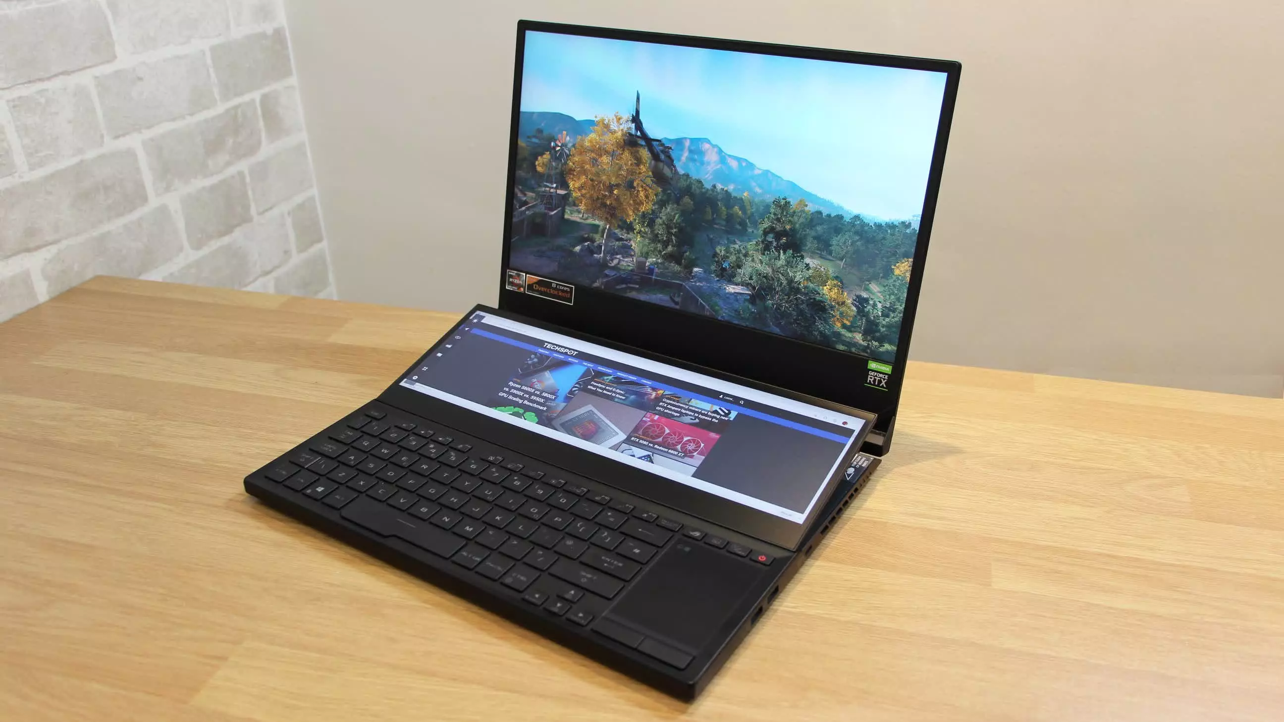 ការពិនិត្យឡើងវិញរបស់ Asus ROG Zephyrus Duo SE GX551 583_6