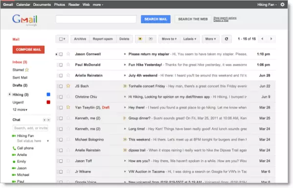 Google bietet einen Blick auf das neue Gmail-Design, Kalender folgt 61865_1