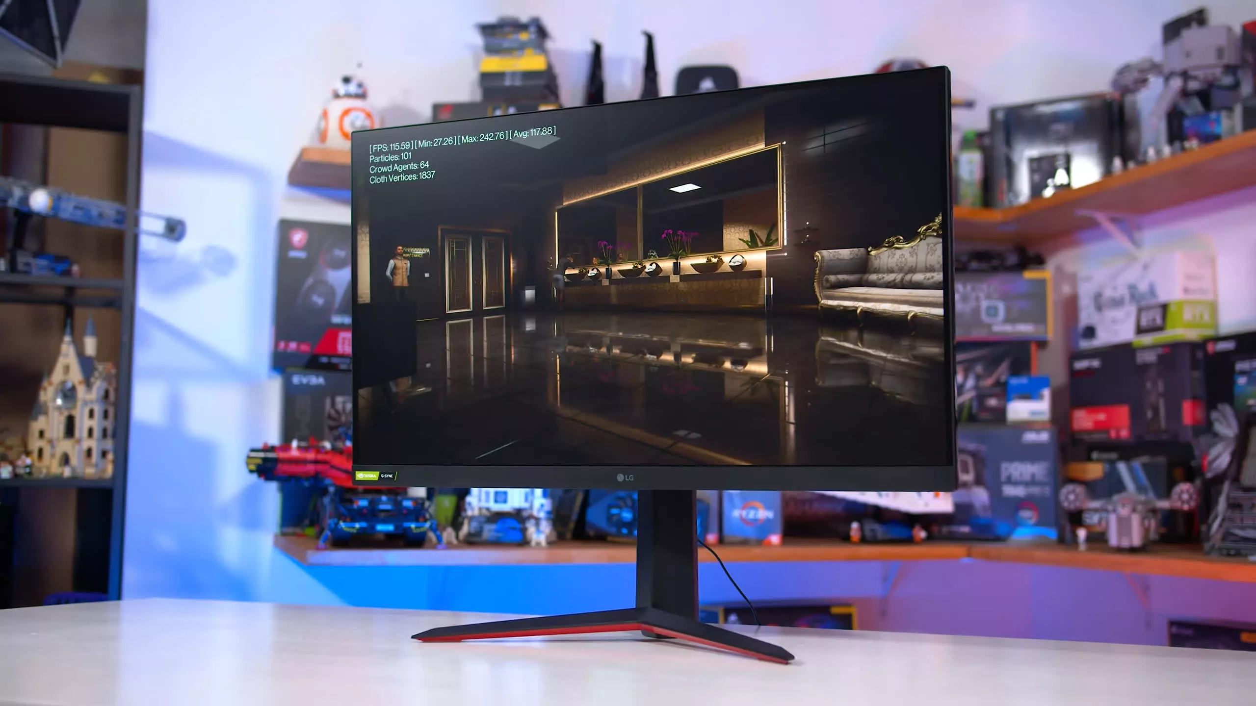 Revisión do LG 32GP850: o monitor LG non quería que revisamos 629_3