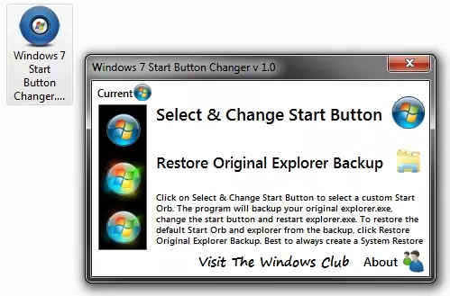 Customize Koj Windows 7 Start Menu Button 65263_1